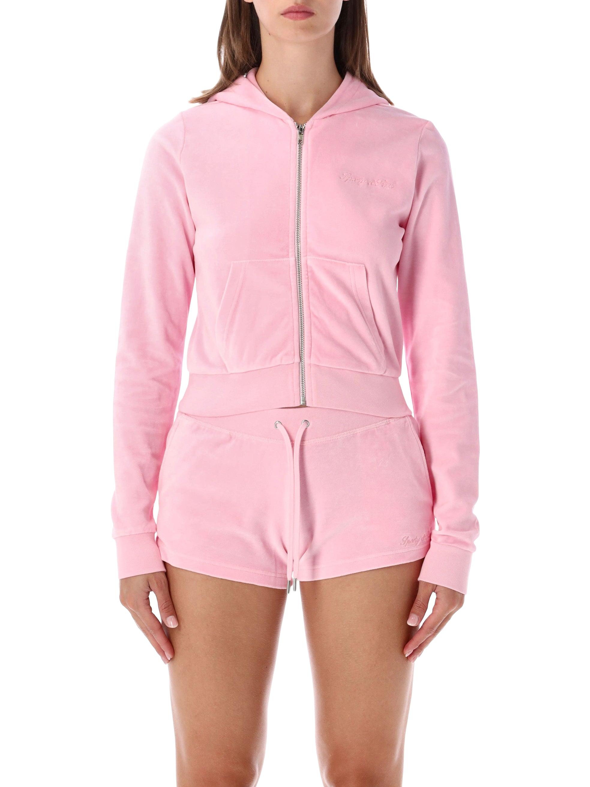 SPORTY & RICH SPORTY & RICH Signature Logo Krystal Shorts